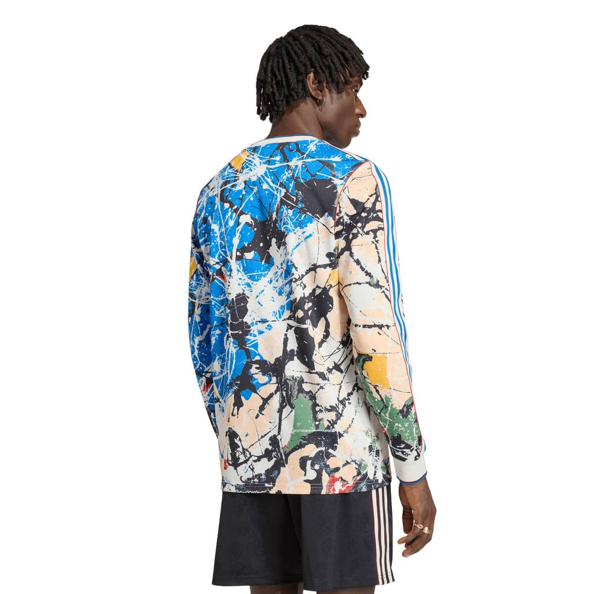 adidas Men's adidas Blue Manchester United X Stone Roses Long Sleeve ...