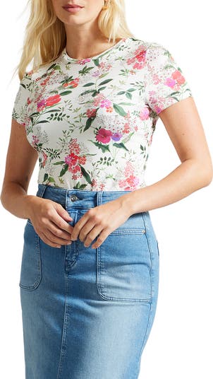 Ted Baker London Emilley Floral Jersey Top | Nordstromrack