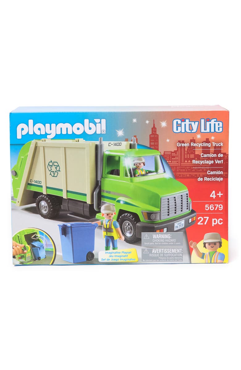 PLAYMOBIL Green Recycling Truck | Nordstromrack