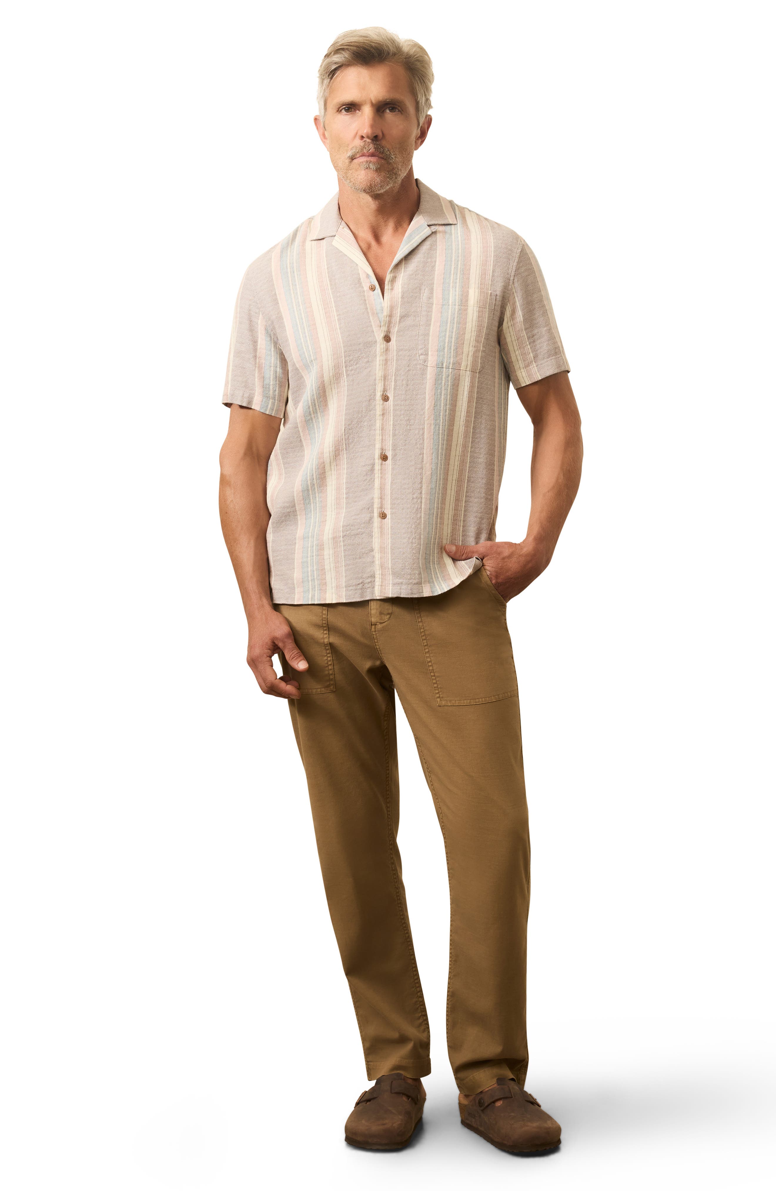 Faherty Hemp Blend Camp Shirt | Nordstromrack