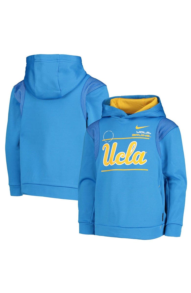 Nike Youth Nike Blue/White UCLA Bruins Performance Pullover Hoodie ...
