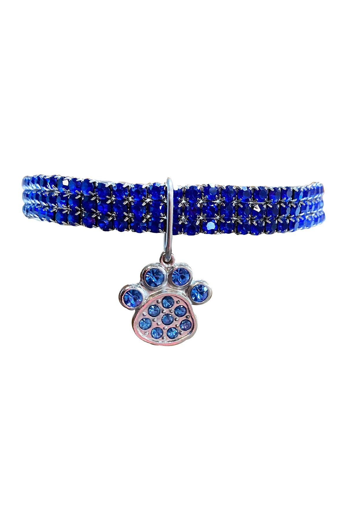 DOGS OF GLAMOUR Pendant Paw Collar - Small - Clear | Nordstromrack