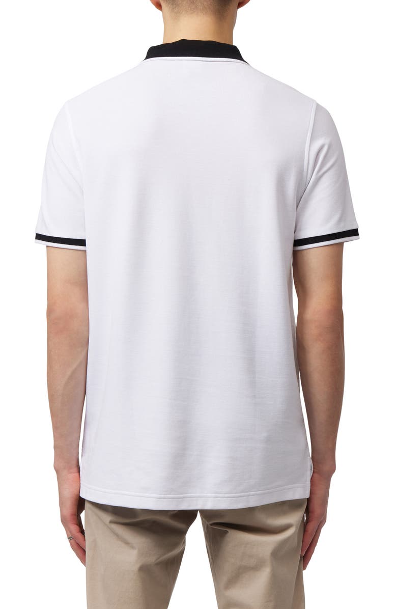 Psycho Bunny Serge Tipped Pima Cotton Piqué Polo | Nordstrom