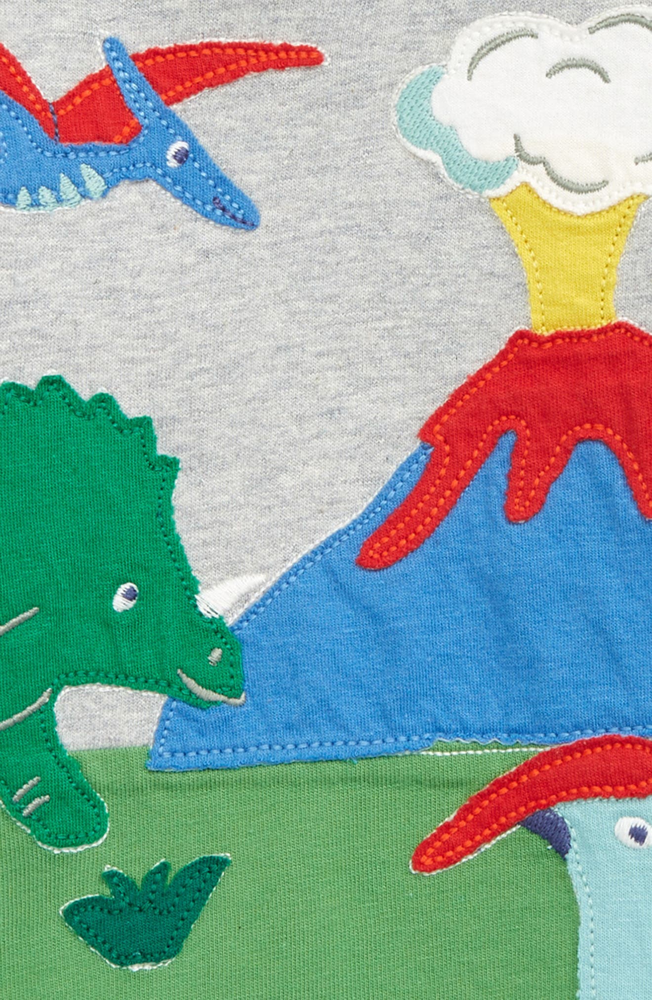 Mini Boden Appliqué Dinosaur Long Sleeve T-Shirt | Nordstromrack