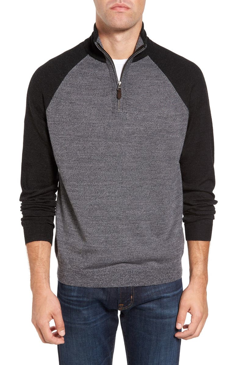 Tailor Vintage Raglan Quarter Zip Sweater | Nordstrom