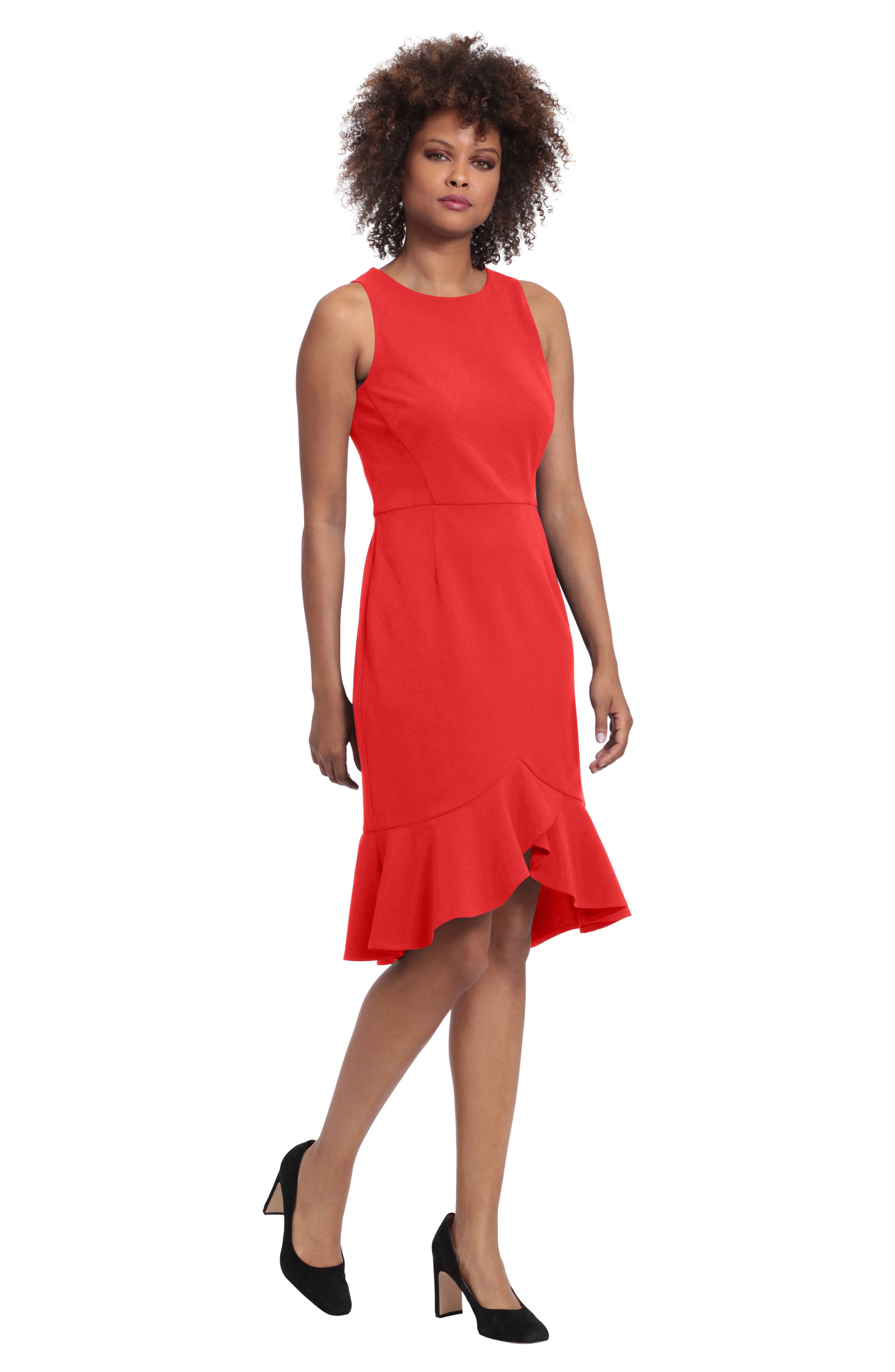 London Times Flounce Sheath Dress | Nordstromrack