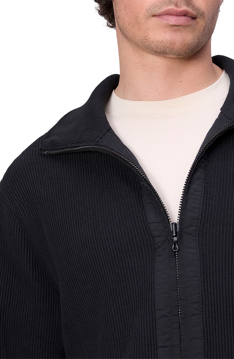 rag & bone Dexter Andrew Rib Organic Cotton Zip Cardigan | Nordstromrack