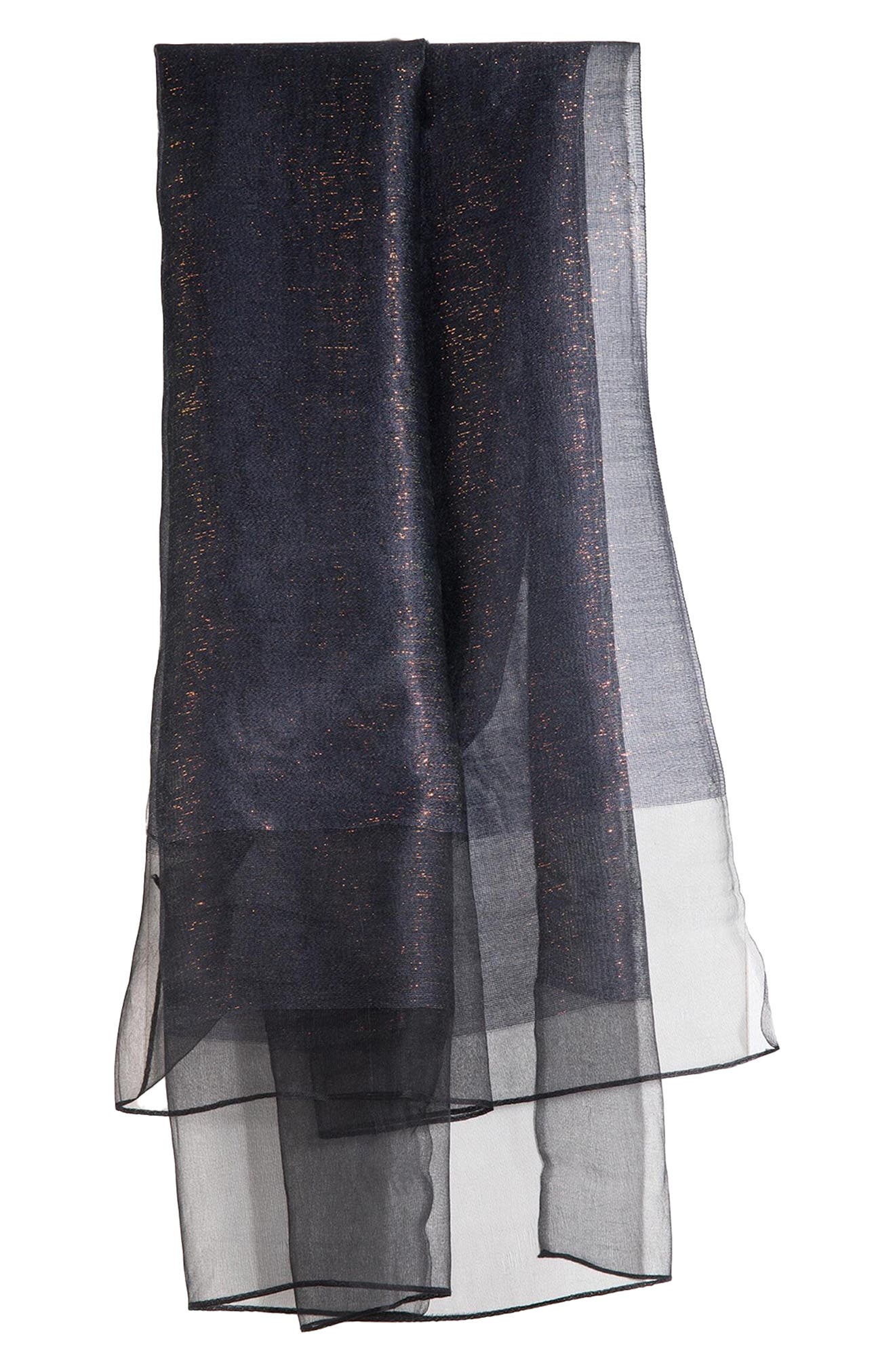 SAACHI Sparkle Sheer Silk Wrap | Nordstromrack