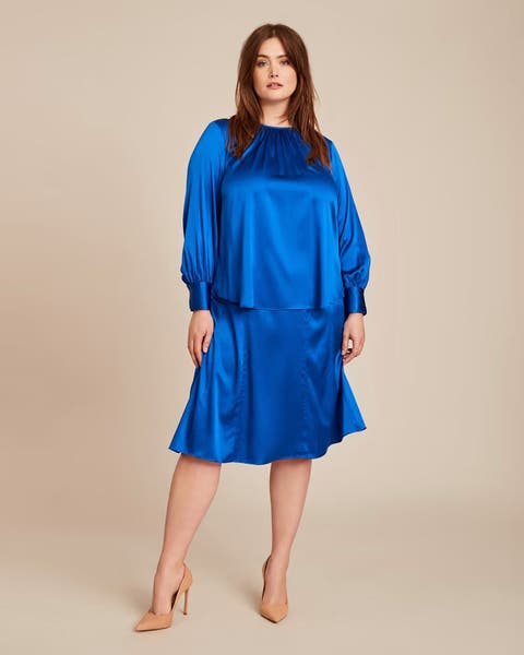 Blue Plus-Size Tops for Women | Nordstrom