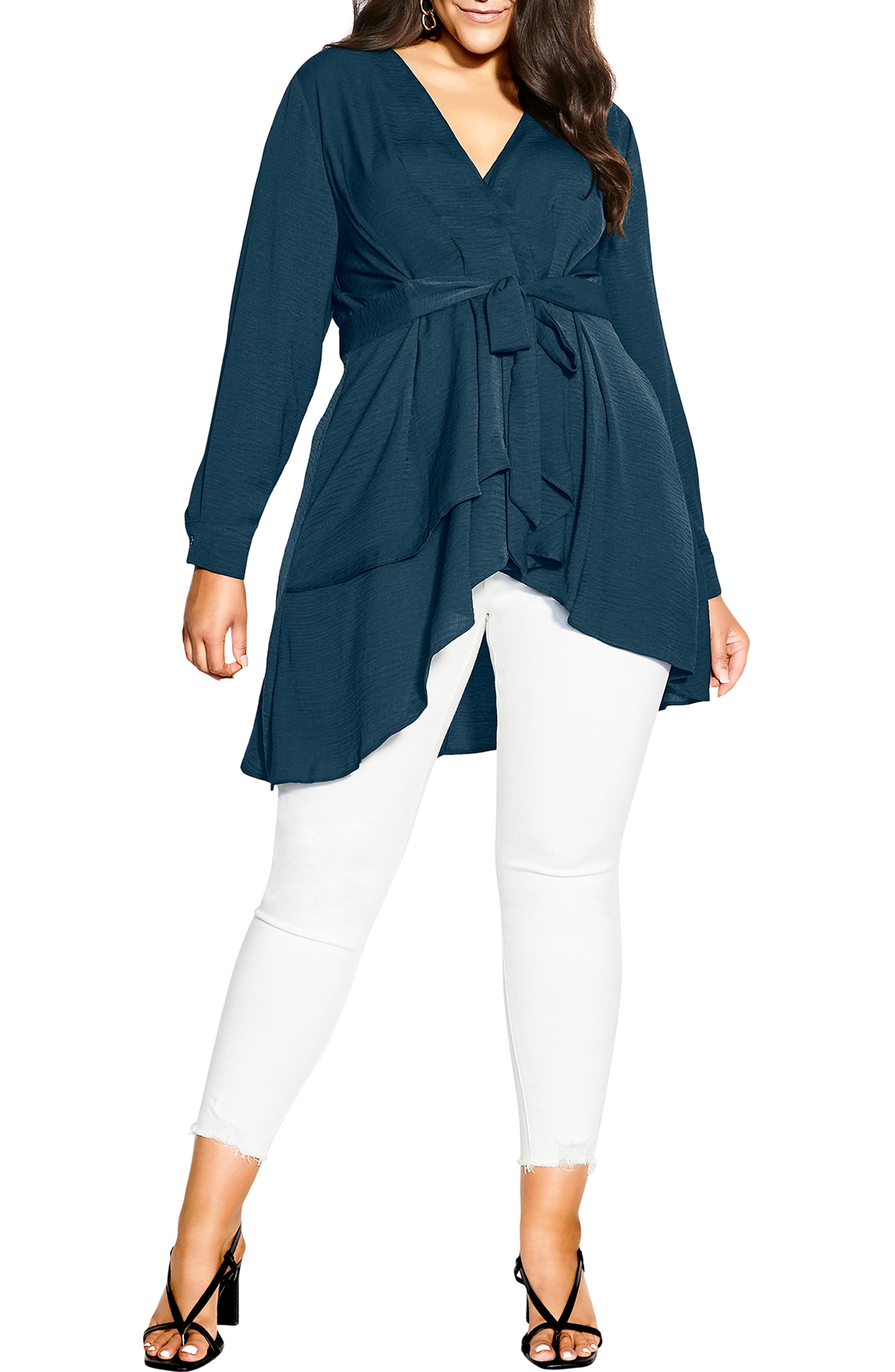 Asymmetrical Ruffle Tunic (Women) | Nordstromrack