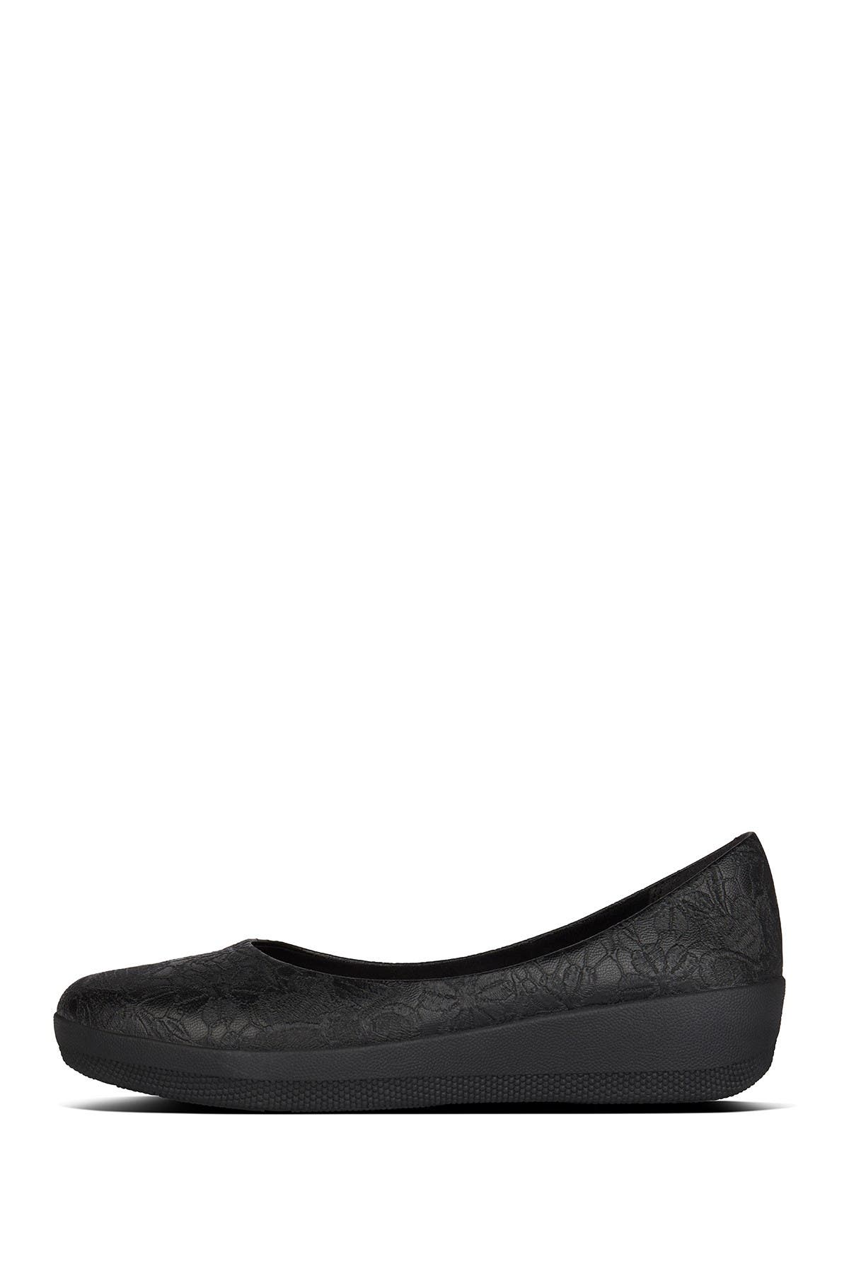 FitFlop Varya Flower Embossed Ballet Flat | Nordstromrack
