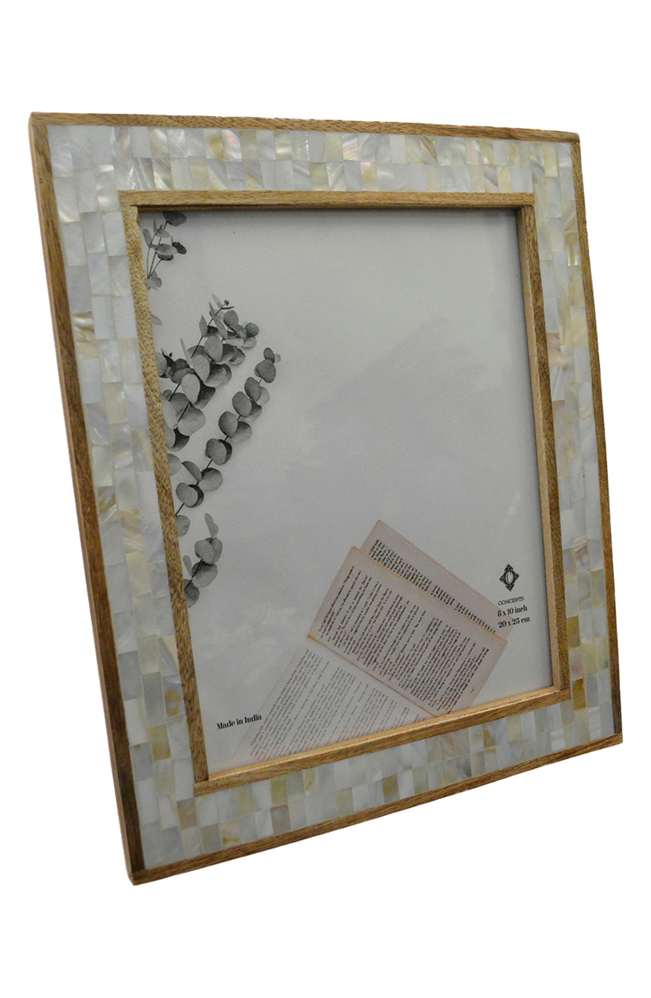 Concepts in Time Imitation Mother-of-Pearl 8" x 10" Photo Frame ...