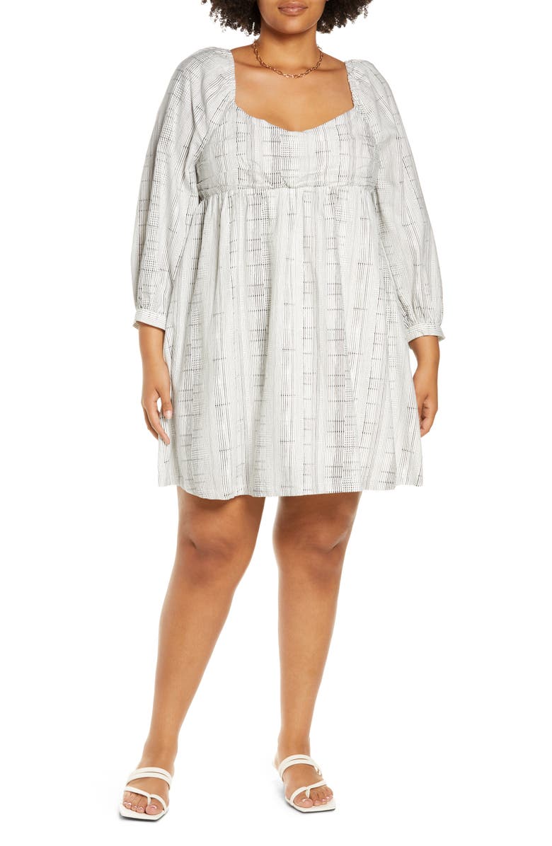 Open Edit Tie Back Babydoll Dress | Nordstromrack