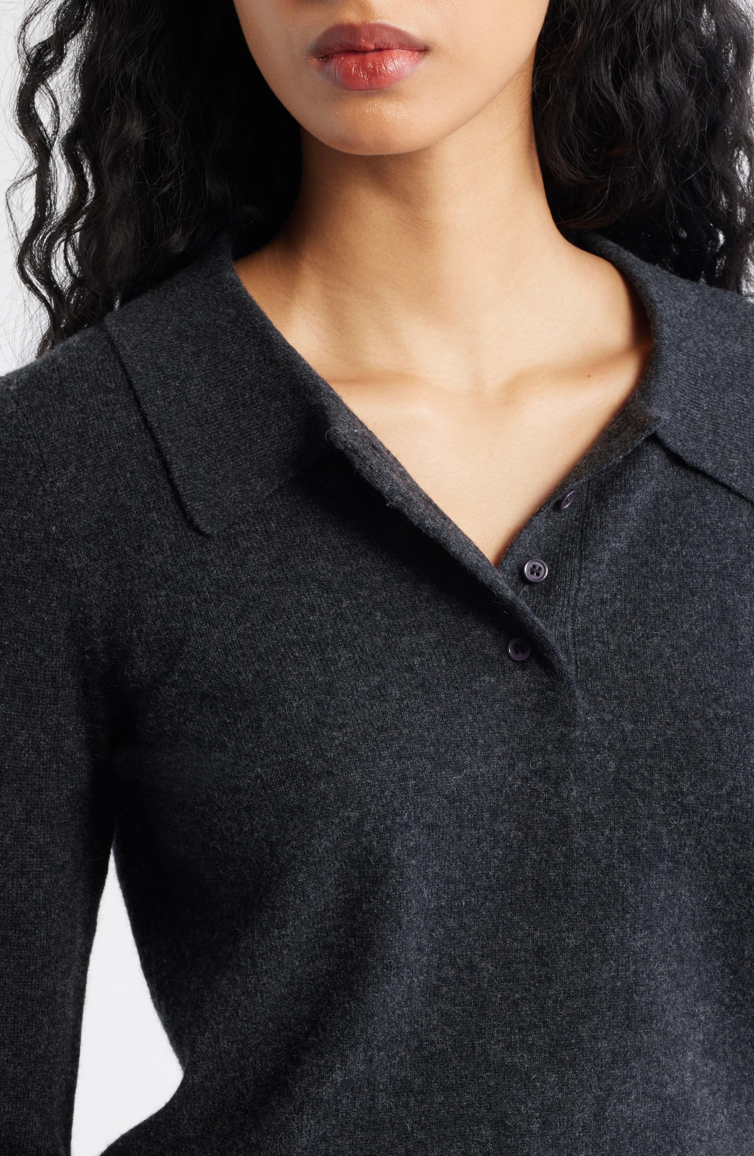 ARTLESS FOREVER Tove Wool & Cashmere Polo Sweater | Nordstrom