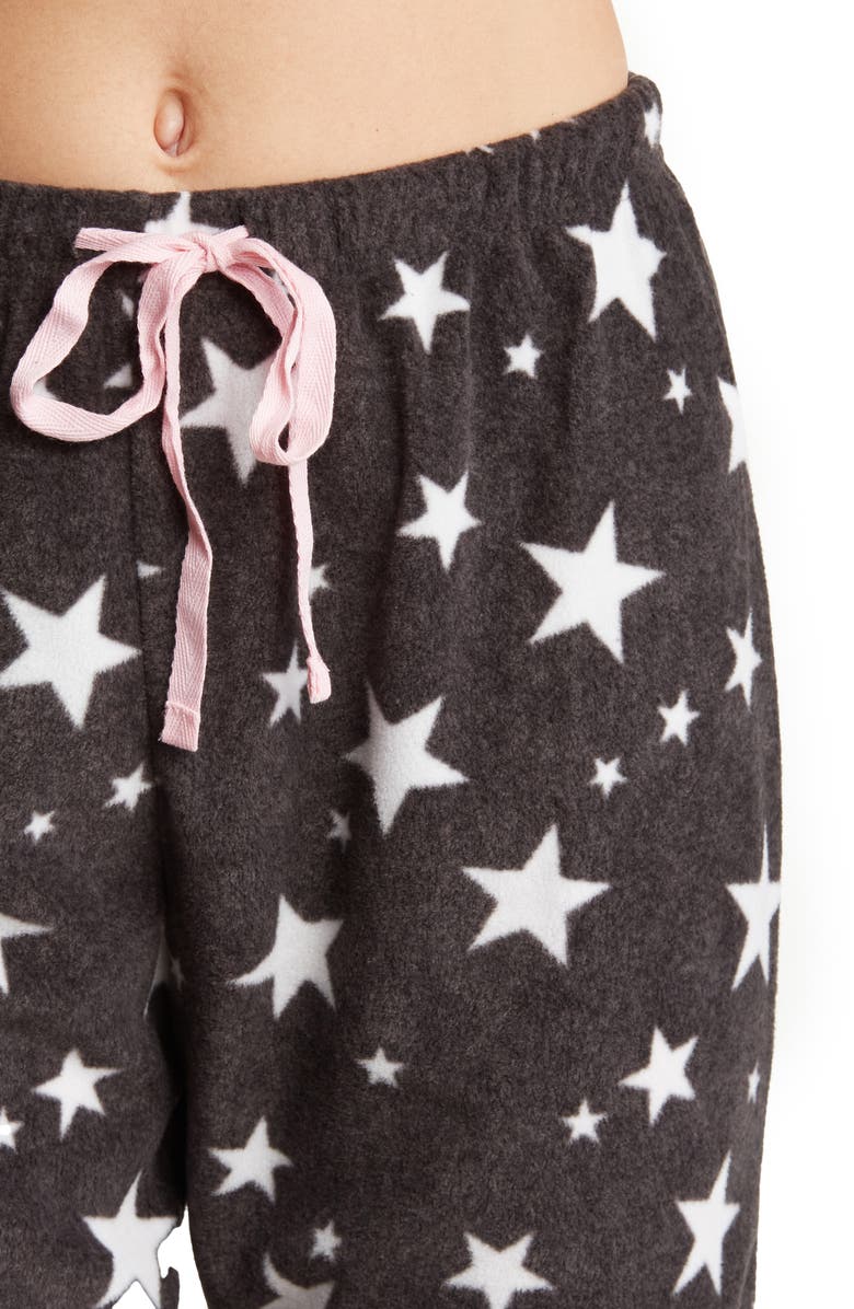 PJ COUTURE Wintery Star Print Long Sleeve Henley, Joggers & Socks ...