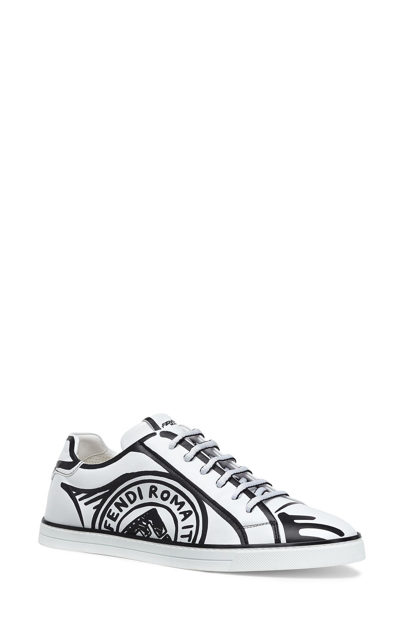 Fendi Graphic Sneaker (Men) | Nordstrom