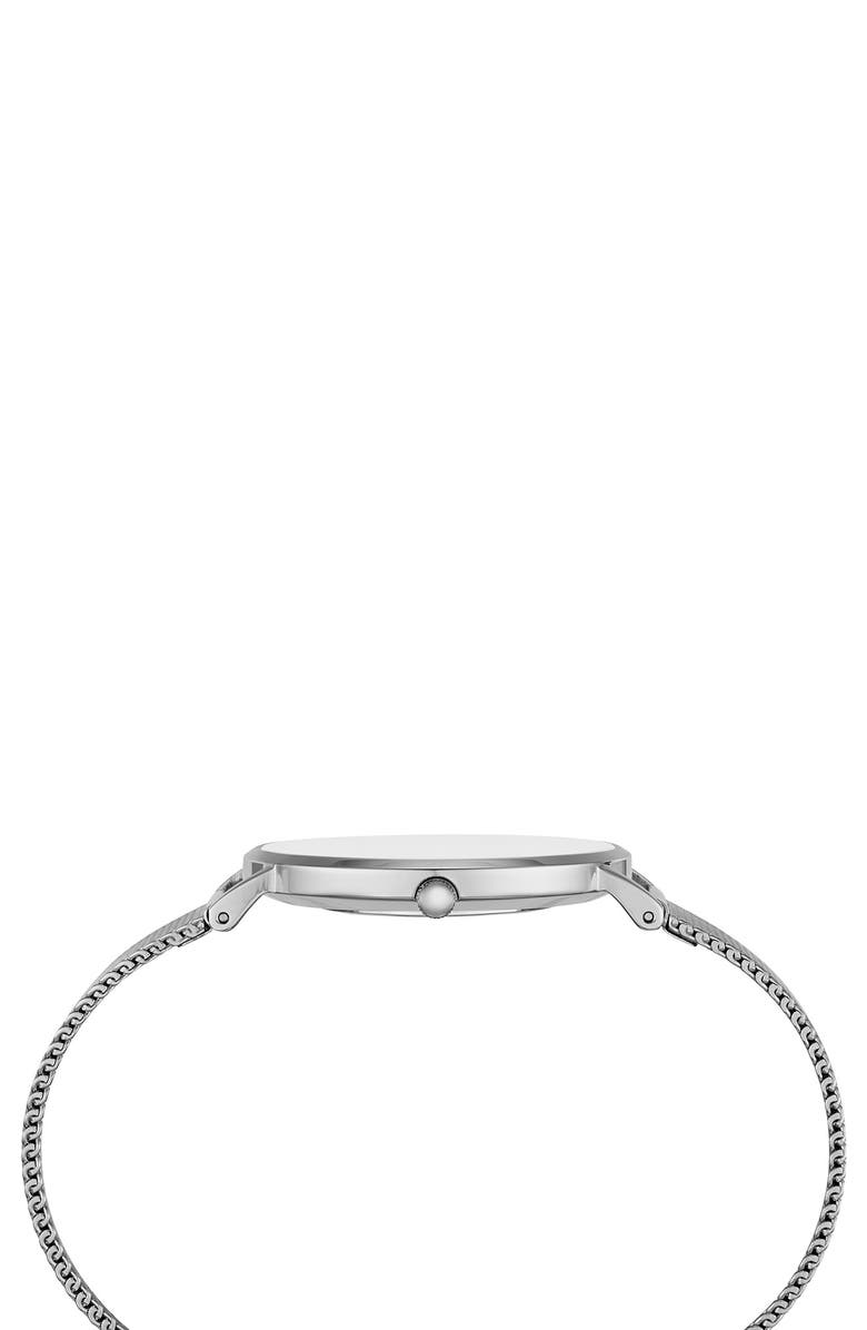 BCBG 2 Hands Mesh Bracelet Watch, 36mm | Nordstromrack