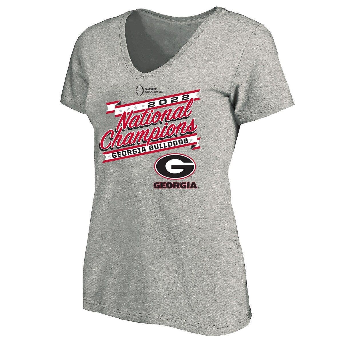 PROFILE Women's Heather Gray Georgia Bulldogs College Football Playoff ...
