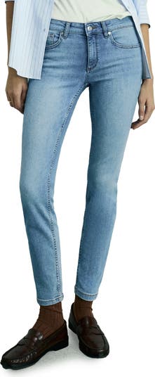 MANGO Low Rise Push-Up Skinny Jeans | Nordstrom