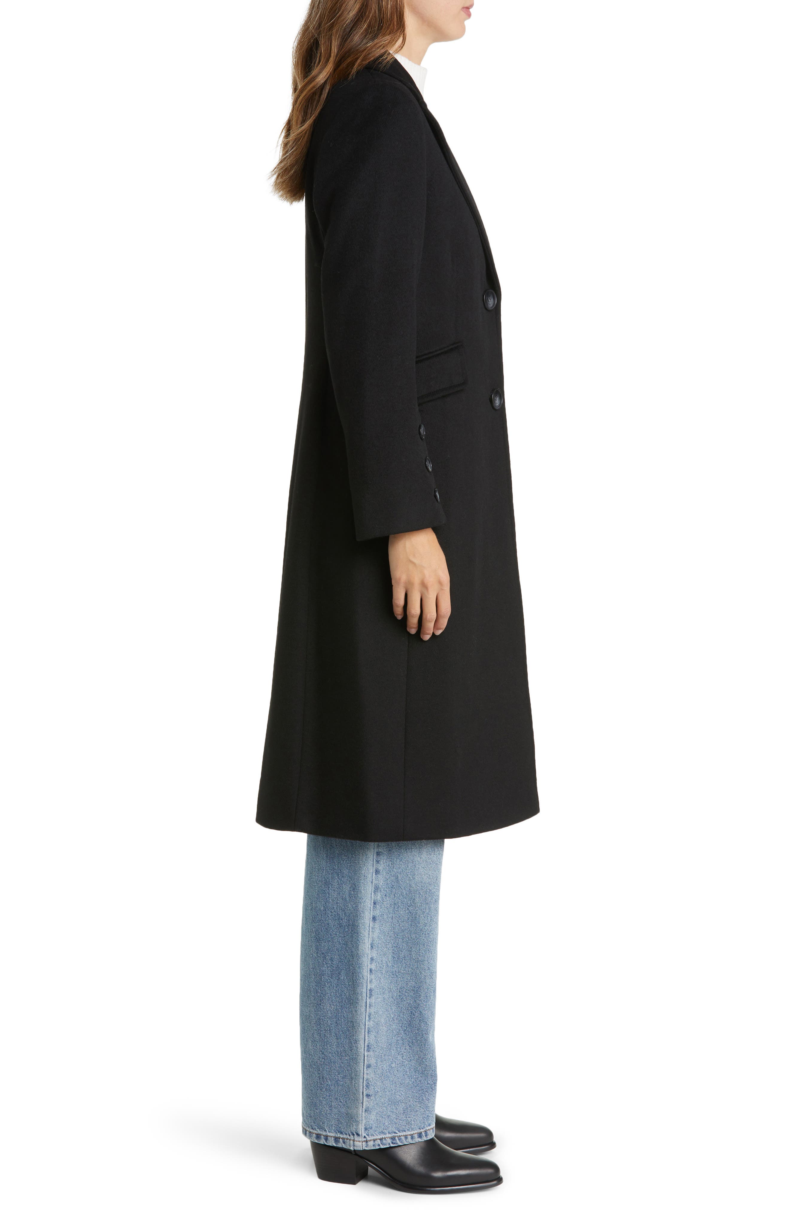 Sam Edelman Long Twill Coat | Nordstrom