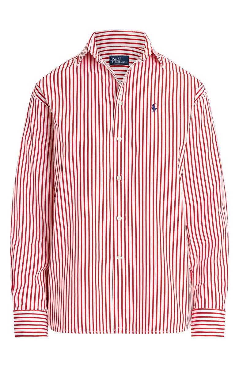 Polo Ralph Lauren Ramsey Stripe Cotton Poplin Button-Up Shirt ...