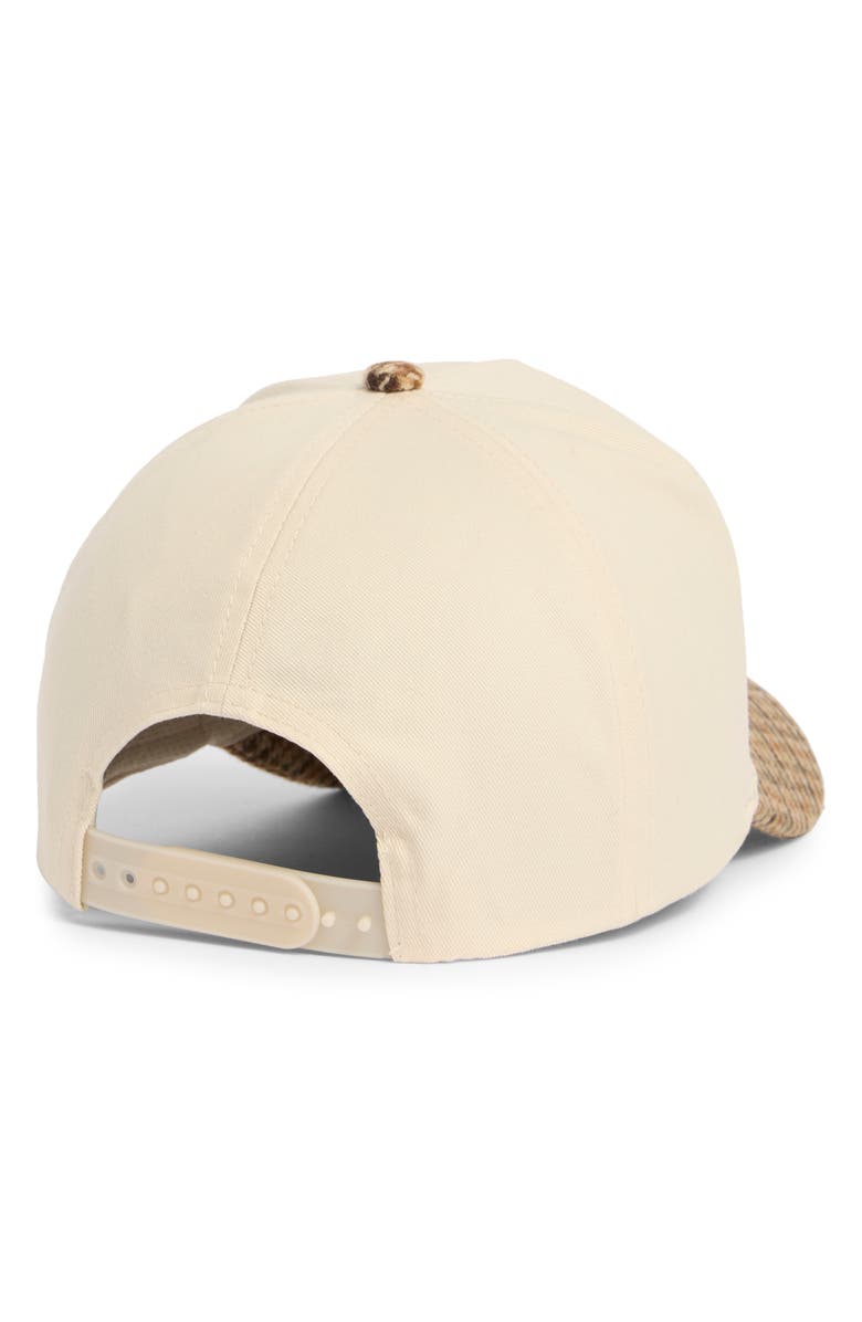 David & Young New York Plaid Bill Adjustable Baseball Cap | Nordstromrack