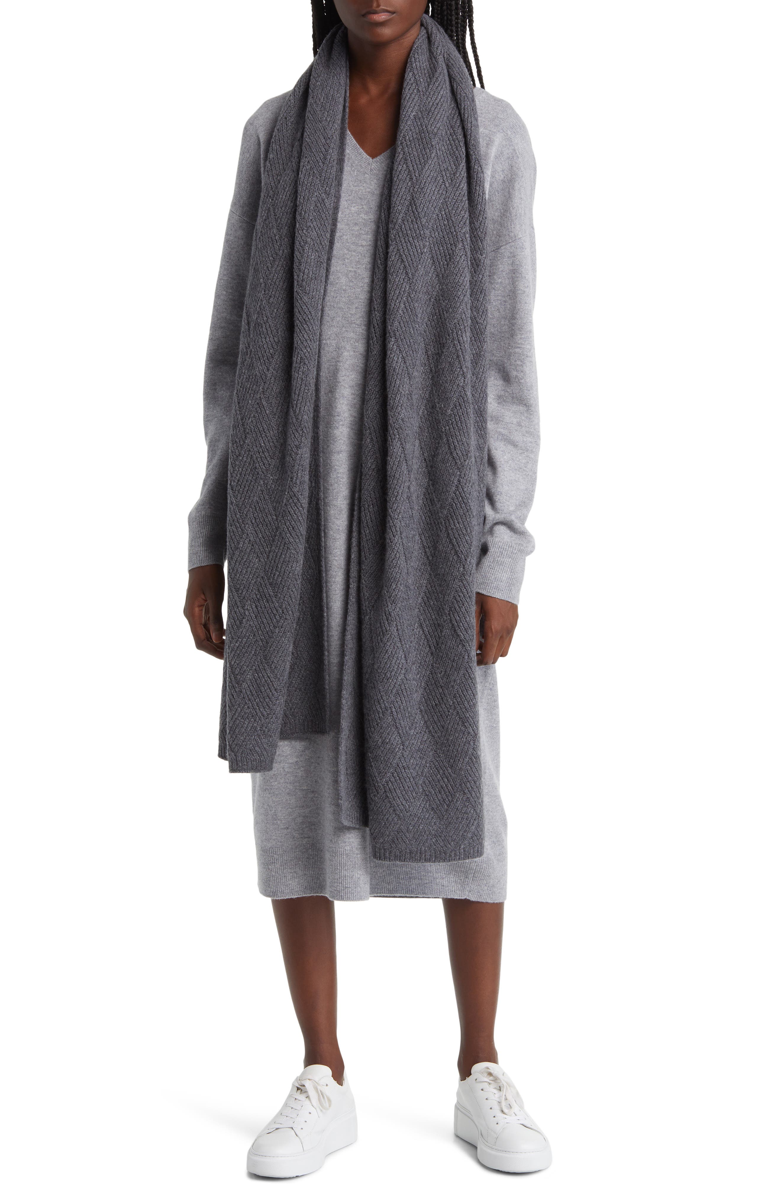 Nordstrom Wool & Recycled Cashmere Scarf | Nordstromrack
