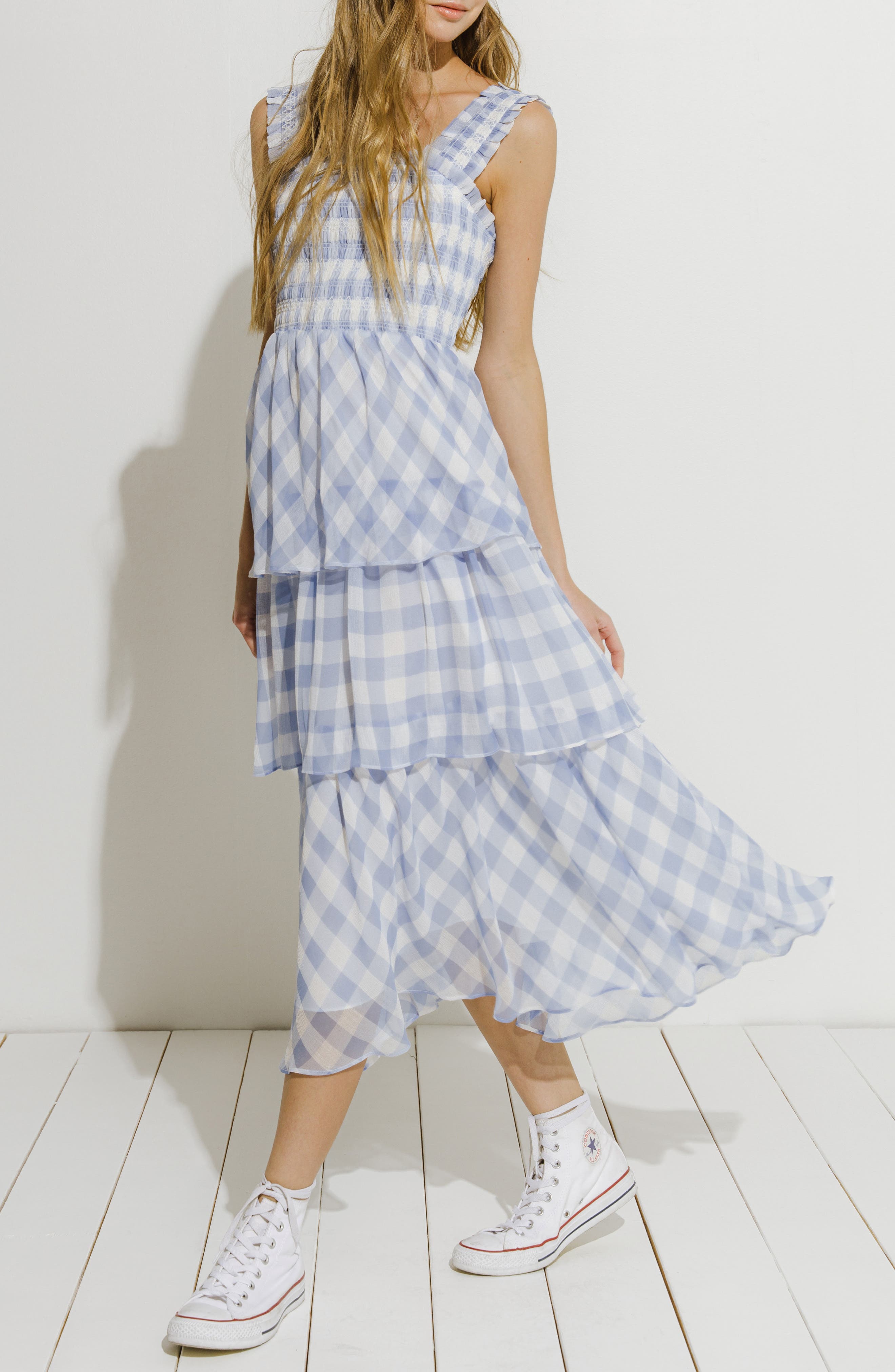 English Factory Gingham Check Sundress | Nordstrom