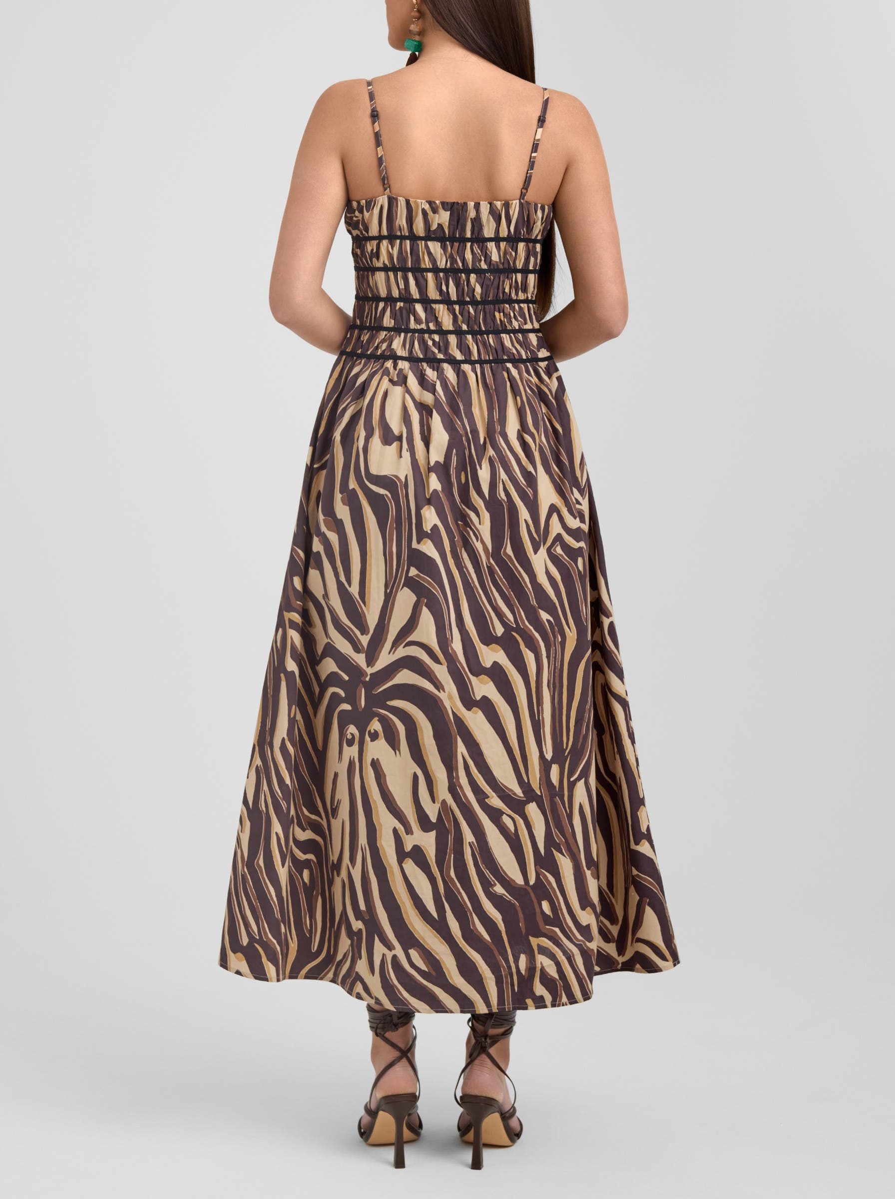 RACHEL Rachel Roy Zerra Smocked Corset Maxi Dress (Women) | Nordstrom