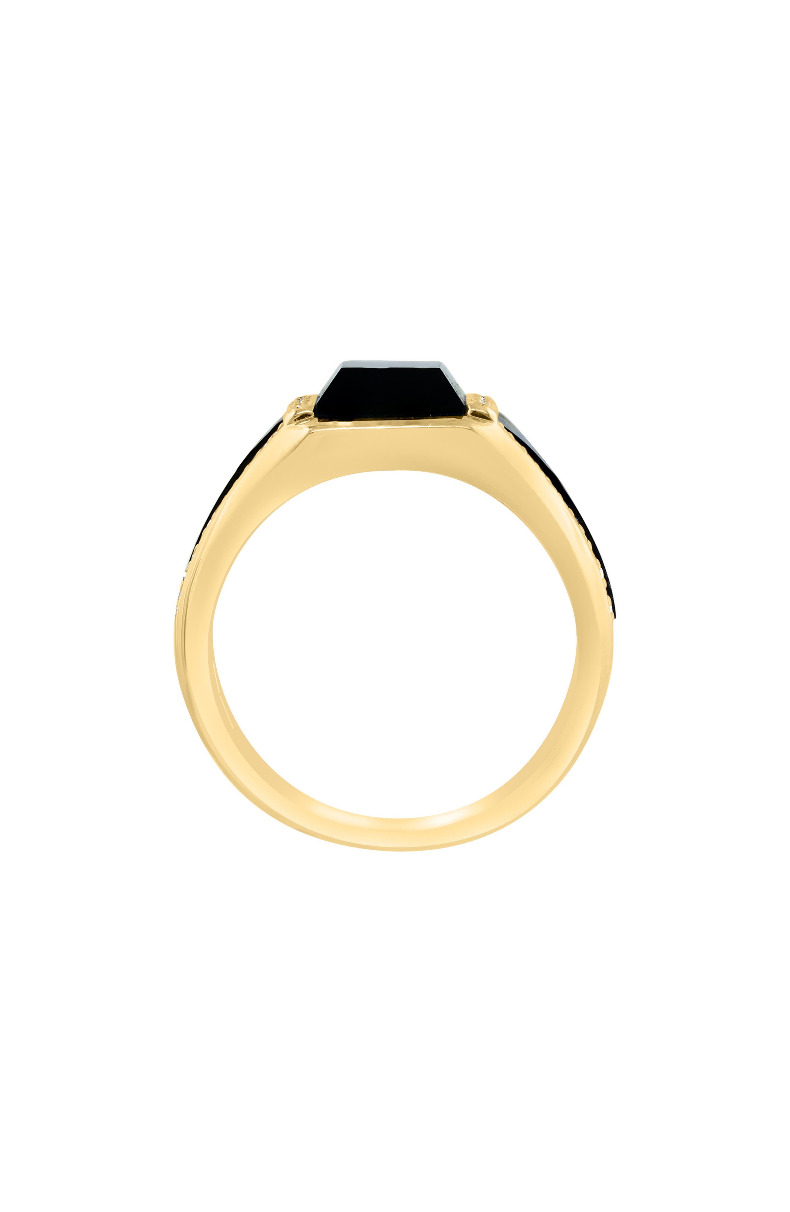 EFFY Men's Diamond & Onyx Signet Ring | Nordstromrack