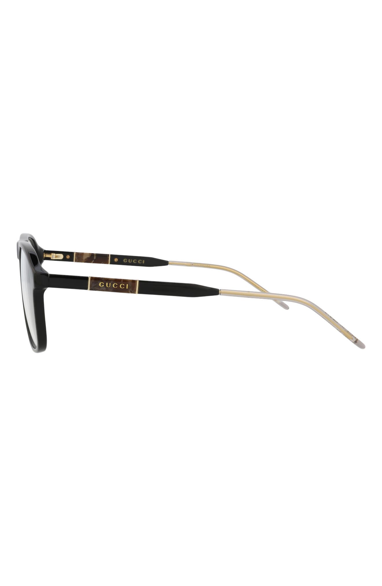 Gucci 55mm Pilot Optical Frames | Nordstromrack
