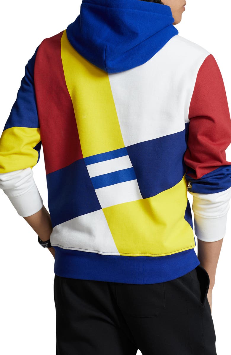 Polo Ralph Lauren Colorblock Fleece Hoodie | Nordstromrack