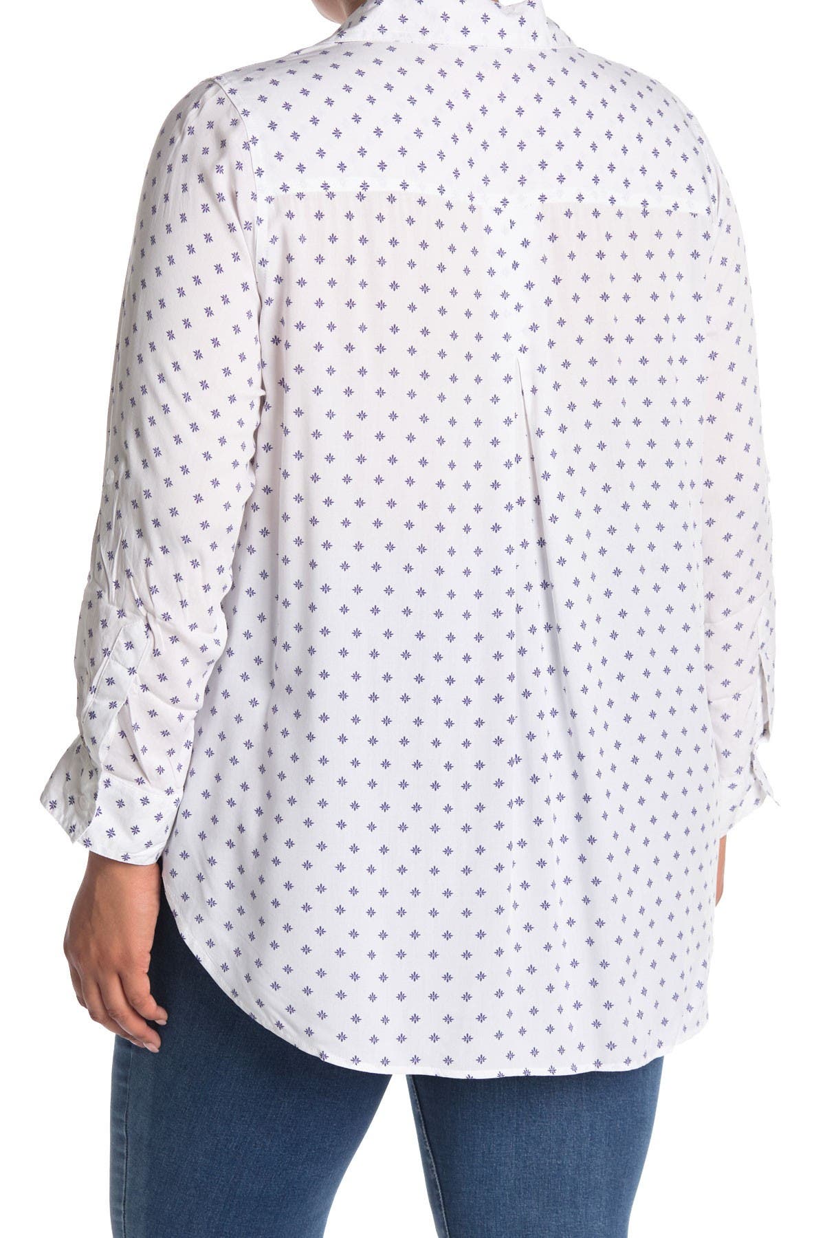 VELVET HEART Elisa Roll Tab Sleeve Blouse | Nordstromrack