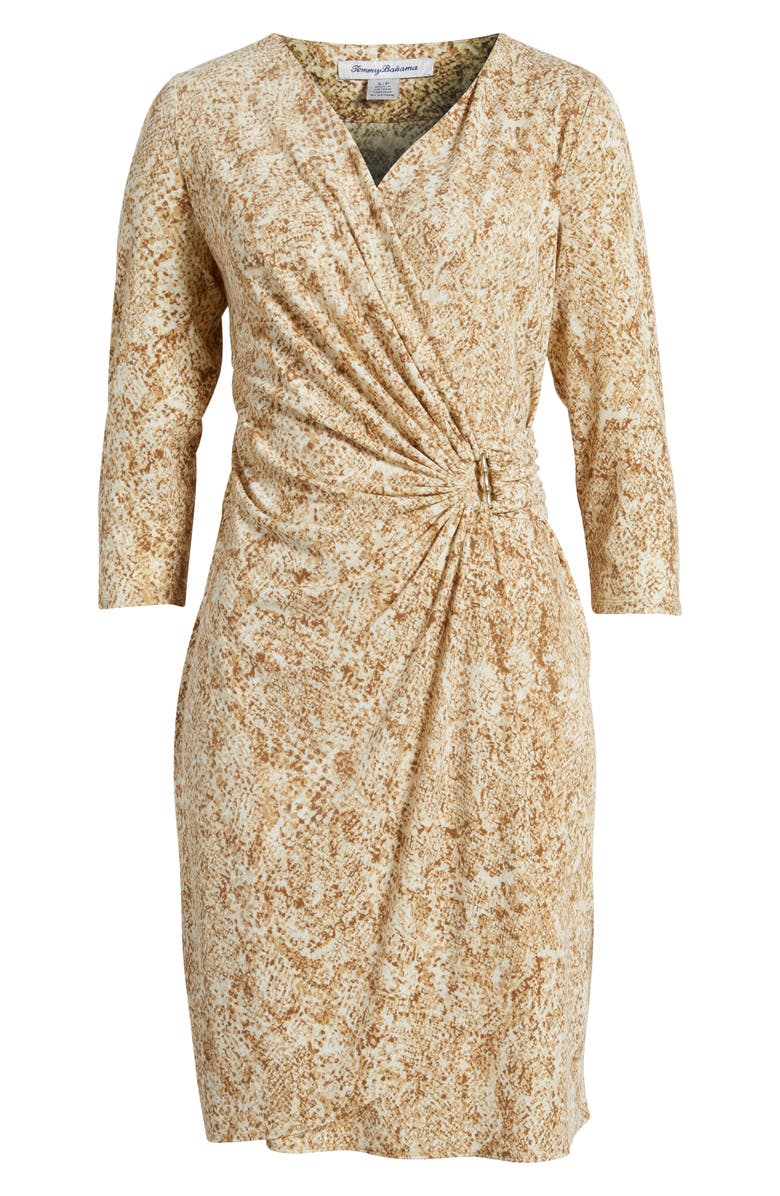 Tommy Bahama Clara Playa Python Faux-Wrap Dress | Nordstrom