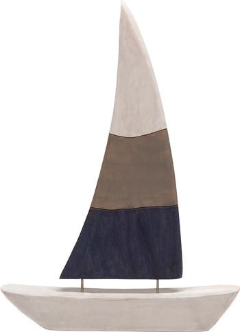 SAGEBROOK HOME Mango Wood Sailboat 27" | Nordstromrack