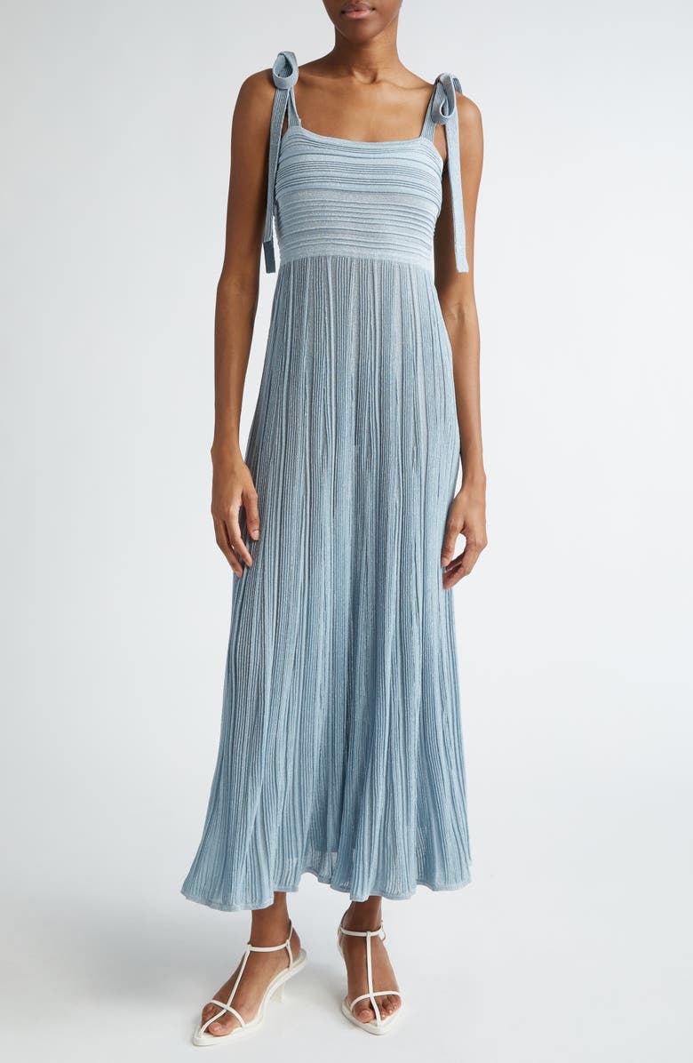 Zimmermann Waverly Metallic Shoulder Tie Sweater Dress | Nordstromrack