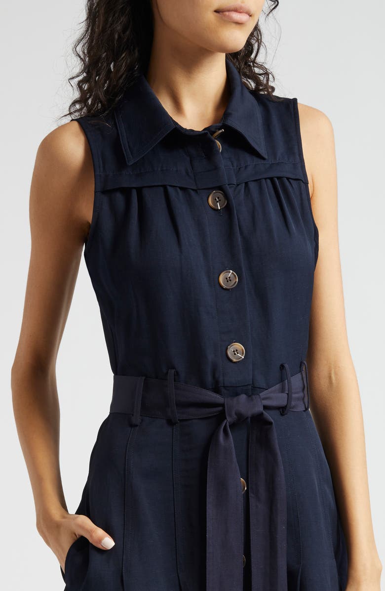 Reiss Heidi Belted Midi Shirtdress | Nordstromrack