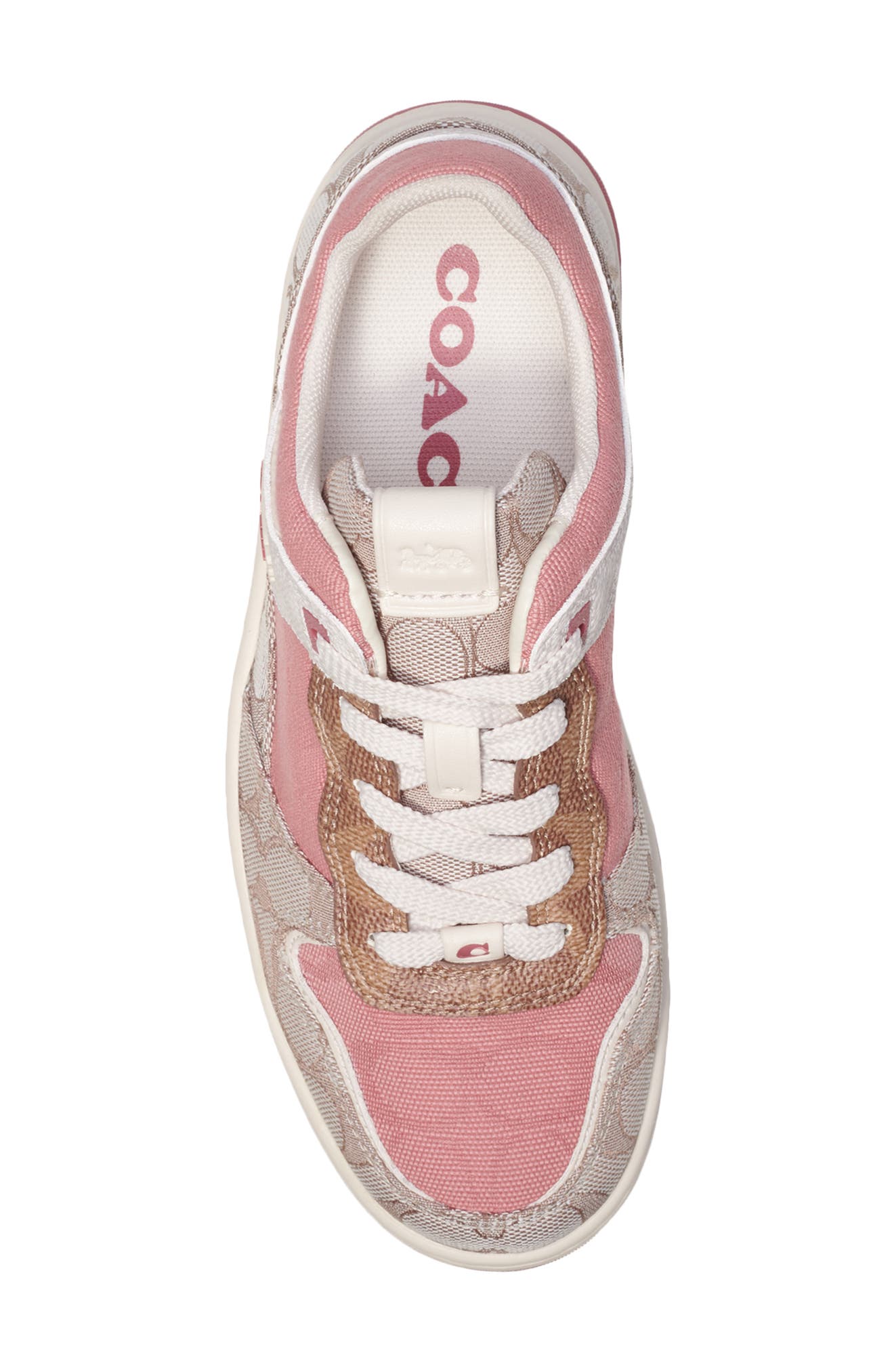 COACH C201 Mixed Media Signature Sneaker (Women) | Nordstromrack