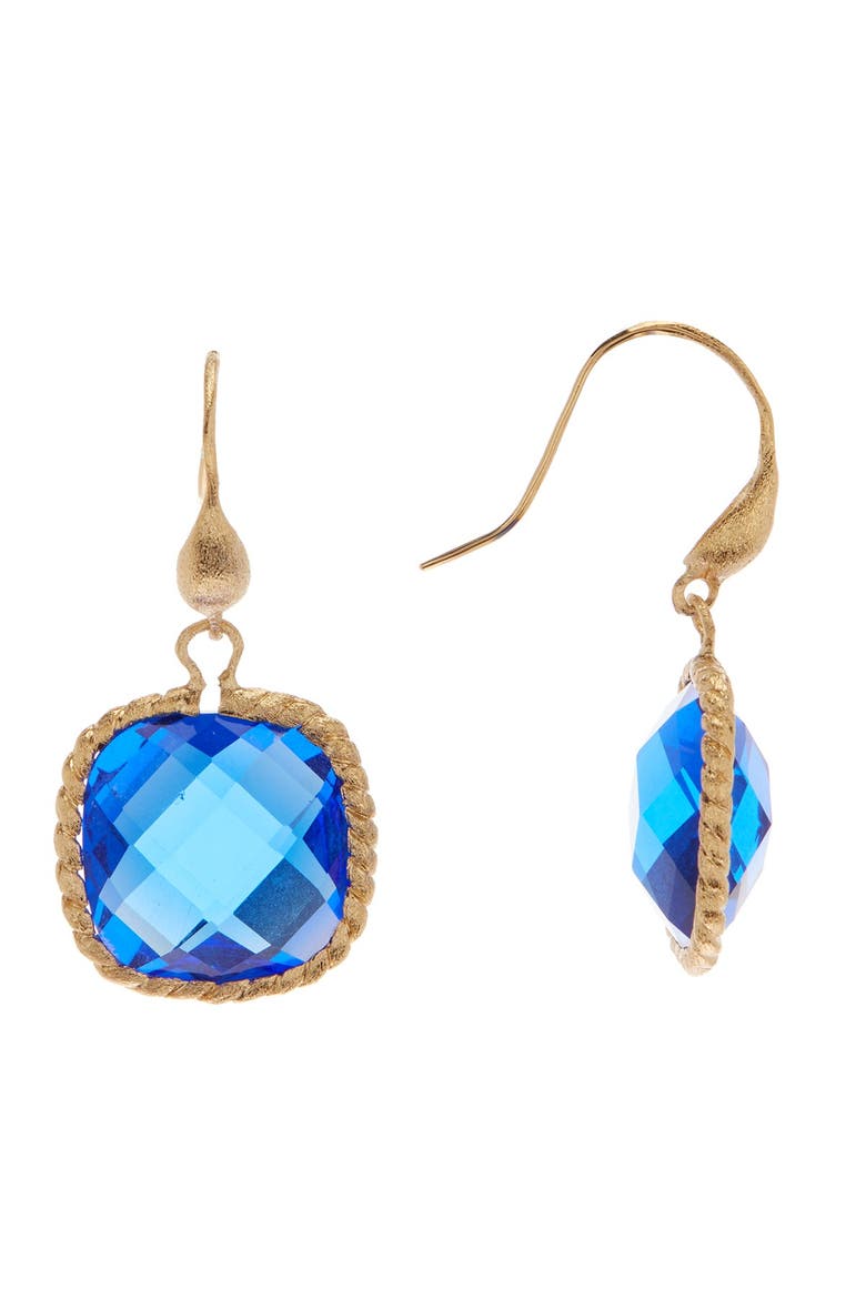 18K Gold Clad Poppy Crystal Drop Earrings (Women) | Nordstromrack