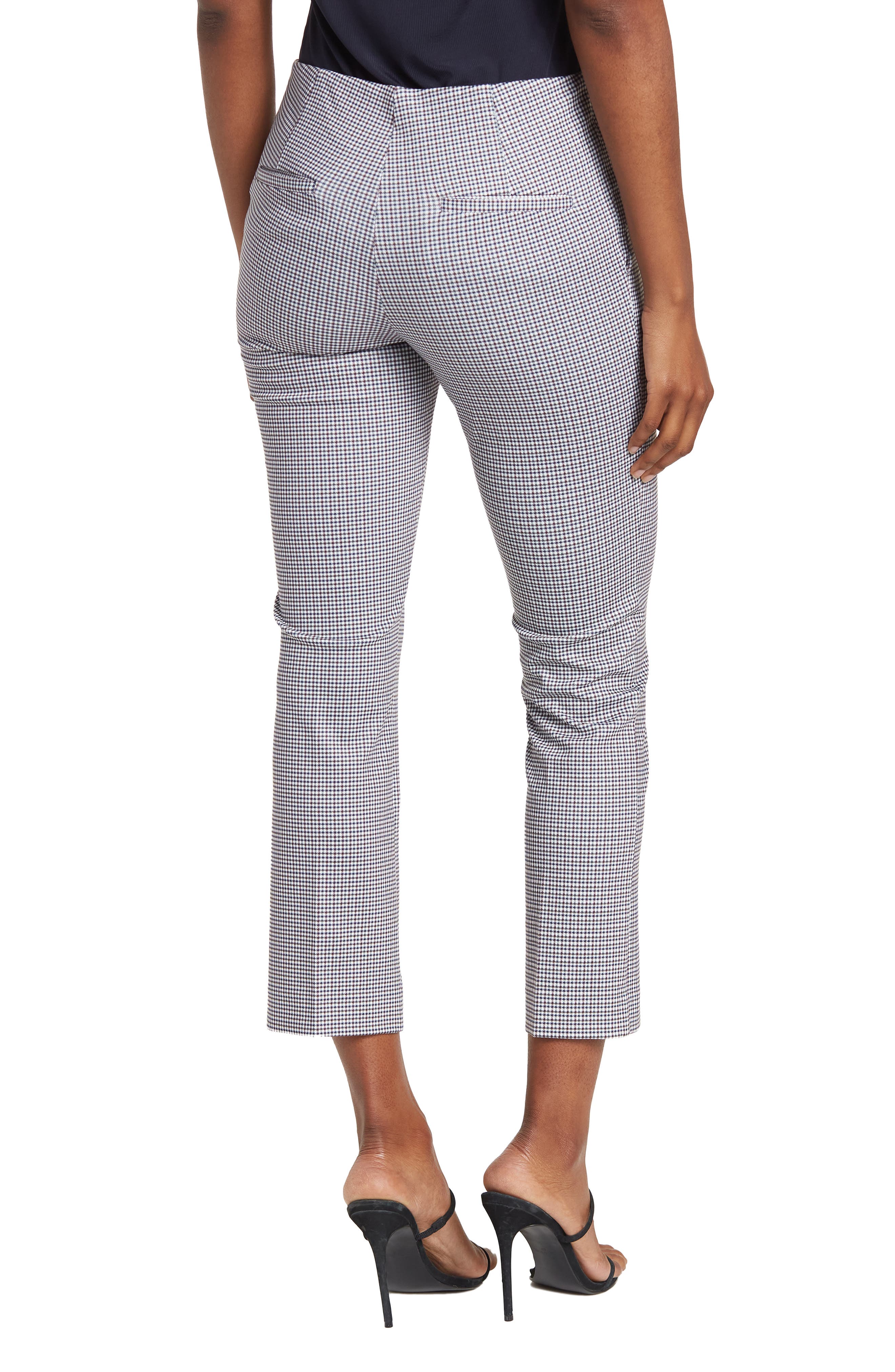 Amanda & Chelsea Lily Slim Straight Mini Check Trousers | Nordstromrack