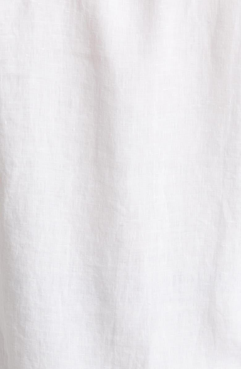 Scott Barber Linen Band Collar Button-Up Shirt | Nordstromrack