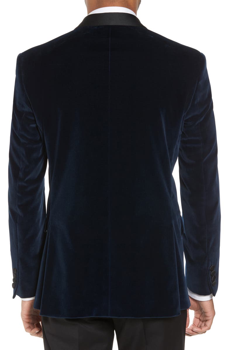 Ted Baker London Josh Trim Fit Stretch Velvet Dinner Jacket | Nordstrom