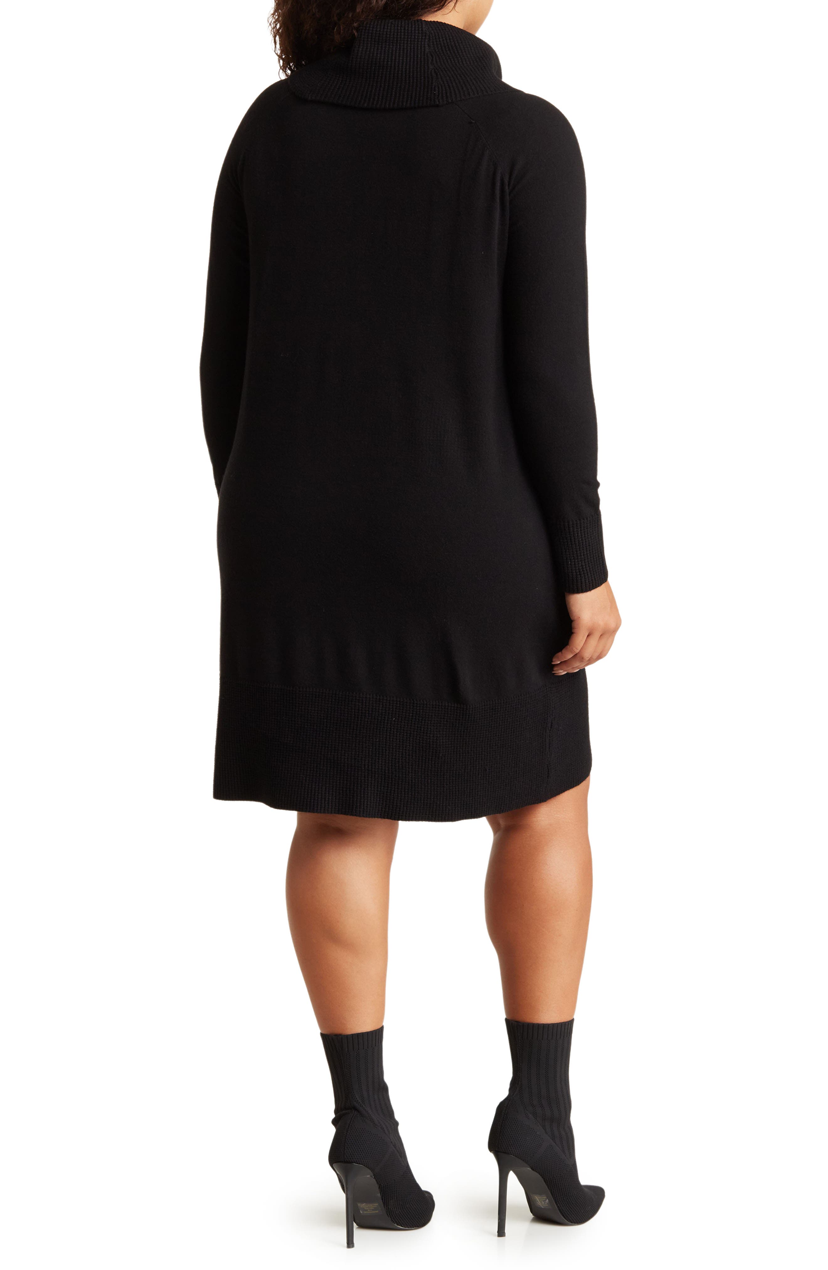 CYRUS Cowl Neck Long Sleeve Sweater Dress | Nordstromrack