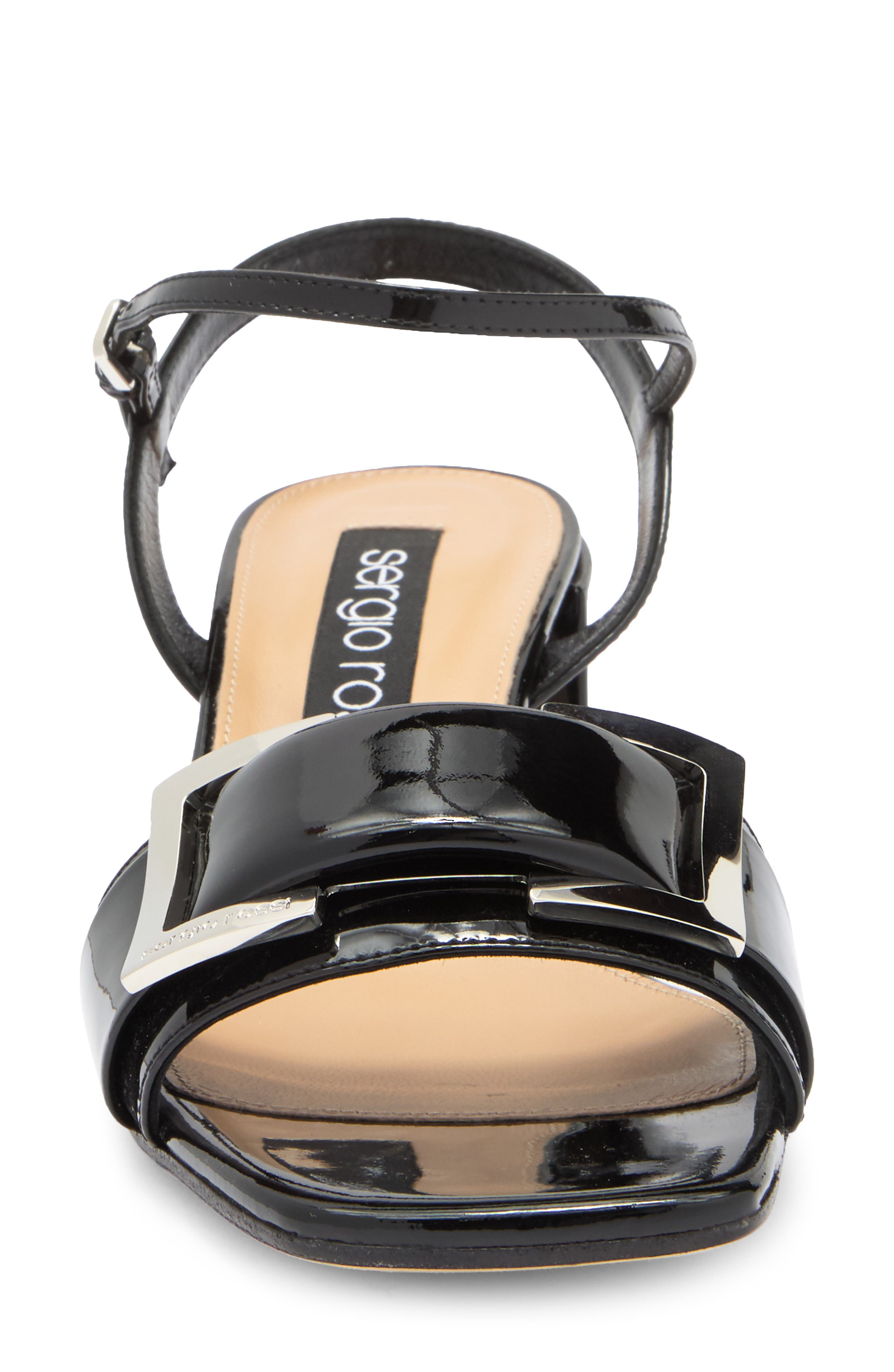 Sergio Rossi Logo Buckle Sandal (Women) | Nordstromrack