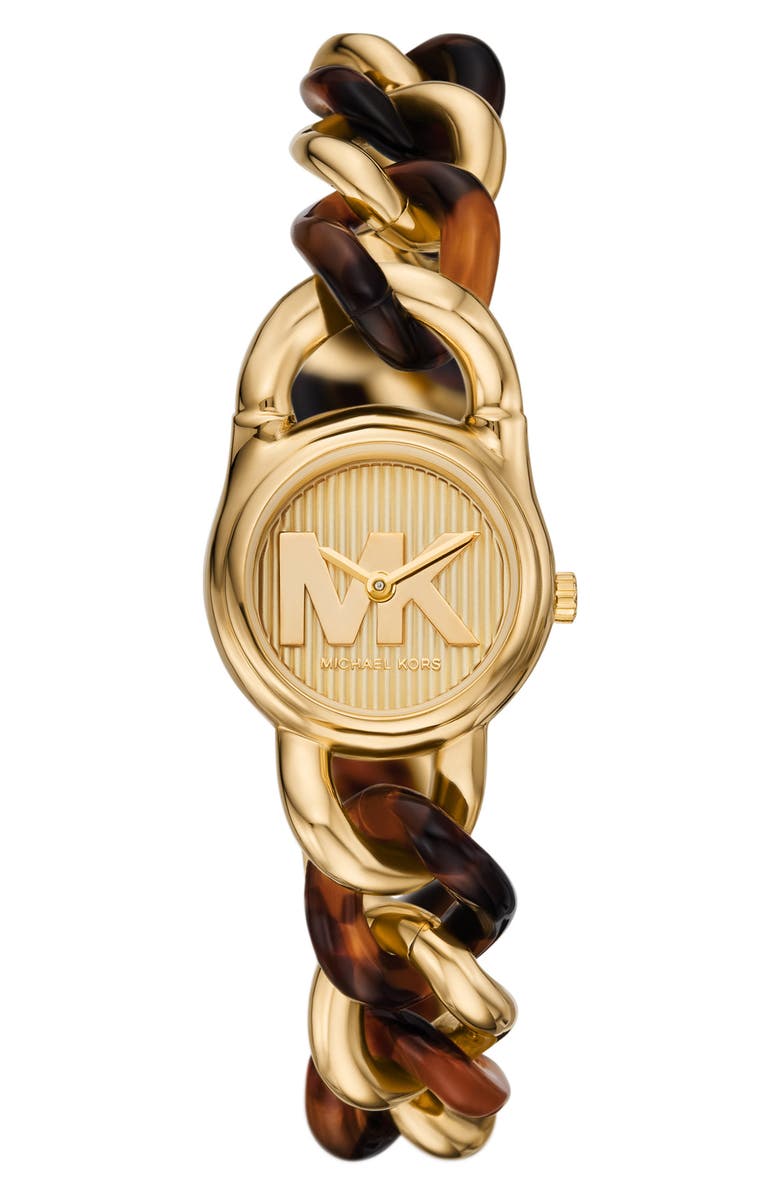 Michael Kors MK Chain Lock Bracelet Watch, 24mm | Nordstromrack