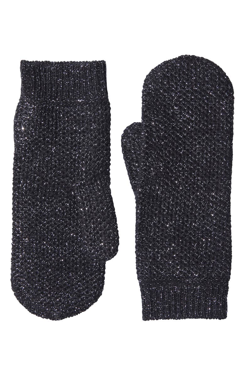 Sofia Cashmere Honeycomb Cashmere Knit Mittens | Nordstromrack