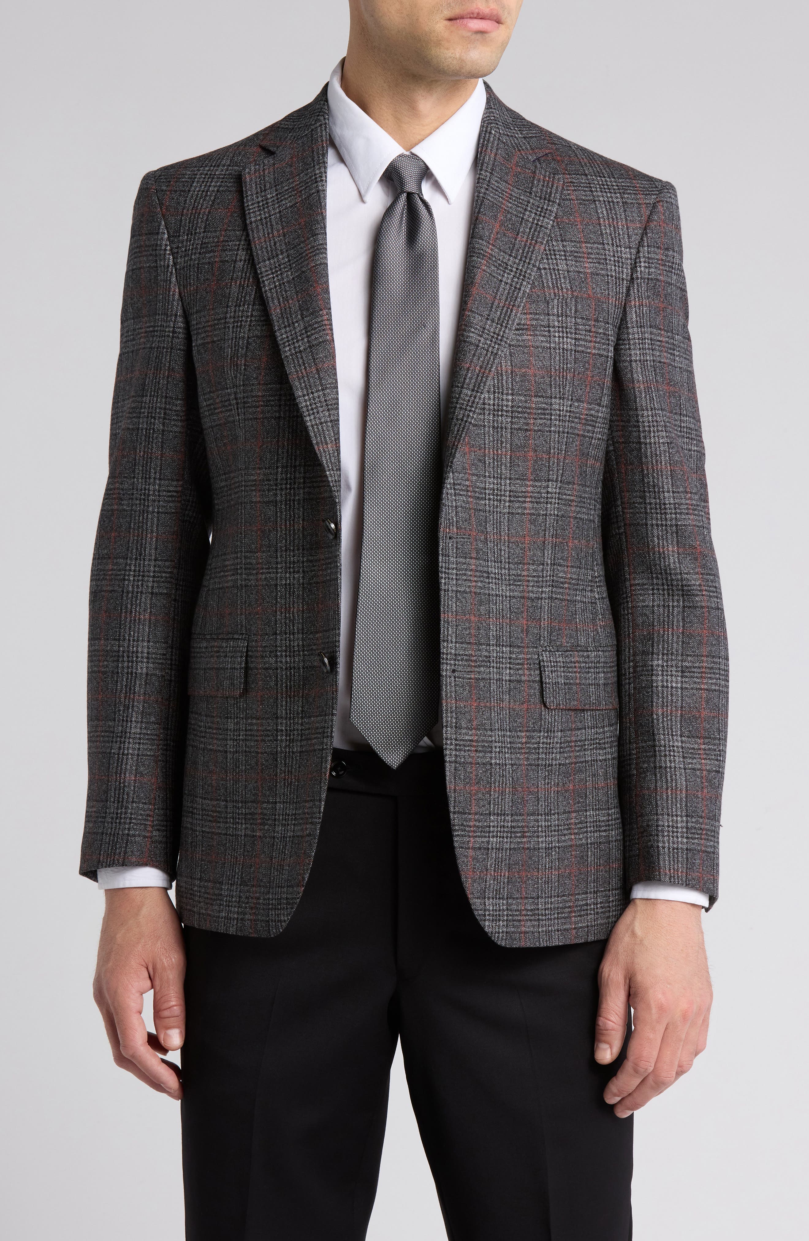 Ted Baker London Jarrow Plaid Wool Sport Coat | Nordstromrack