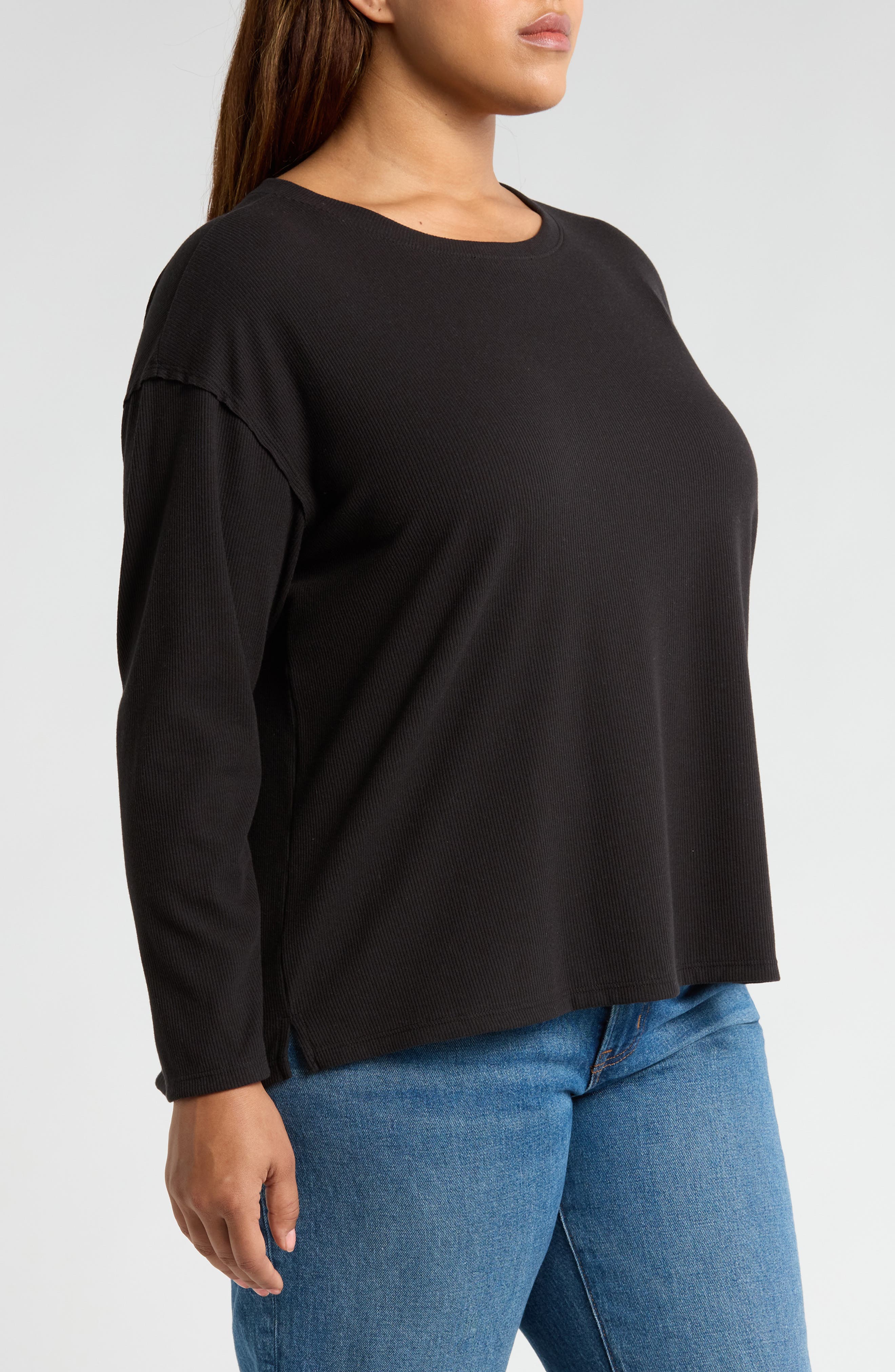 Caslon® Pleated Back Top | Nordstromrack