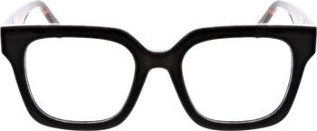 Oscar de la Renta 51mm Chunky Square Reading Glasses | Nordstromrack