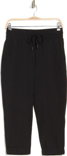 KYODAN Drawstring Waist Woven Capri Pants | Nordstromrack